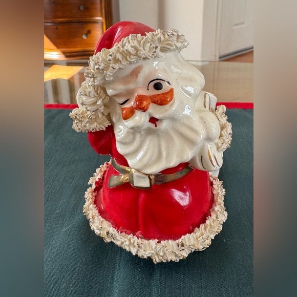 Lefton’s | Holiday | Vintage Leftons 95s Santa Claus Planter Figurine ...